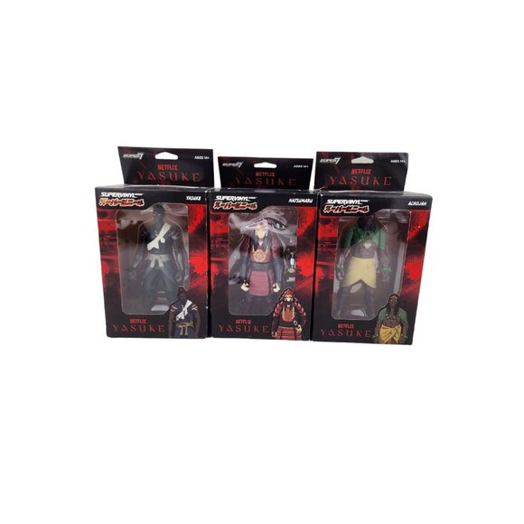 Super 7 | Toys | Yasuke Achojah Natsumaru Yasuke 6 Vinyl Figures Series ...